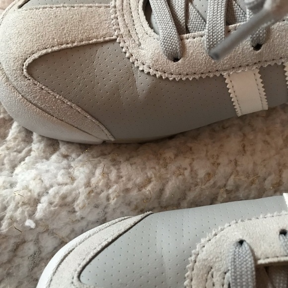adidas | Shoes | Adidas Samoa Grey With White Stripes | Poshmark